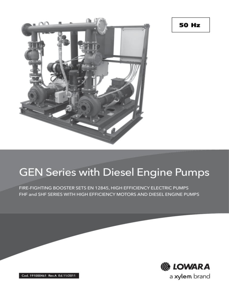 GEN Series with Diesel Engine Pumps