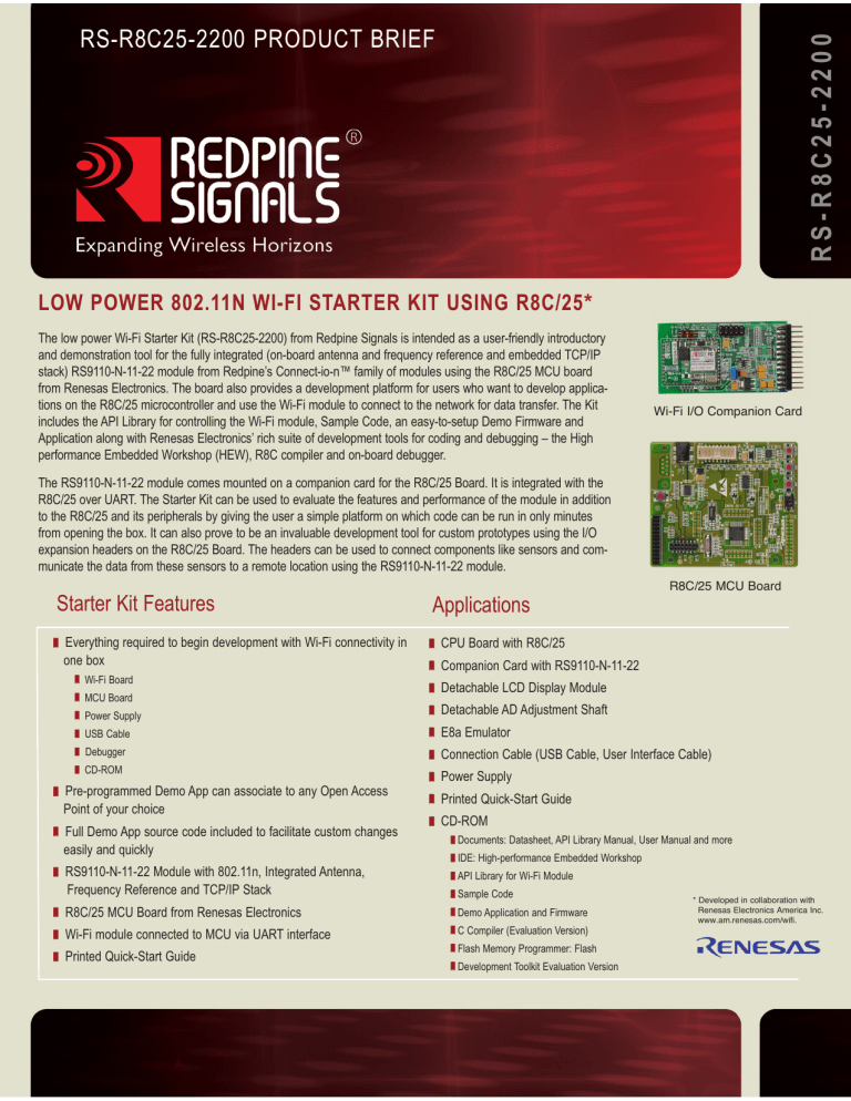 Product Brief - Redpine Signals