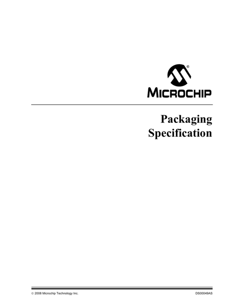 Packaging Diagrams and Parameters
