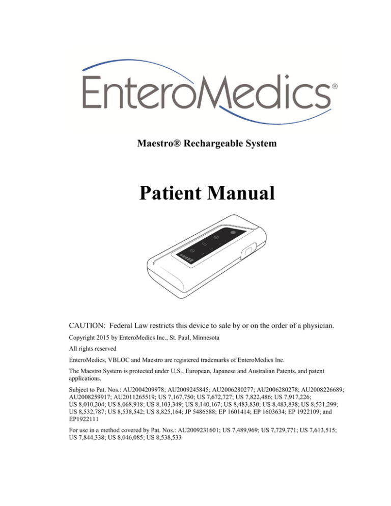 Patient Manual