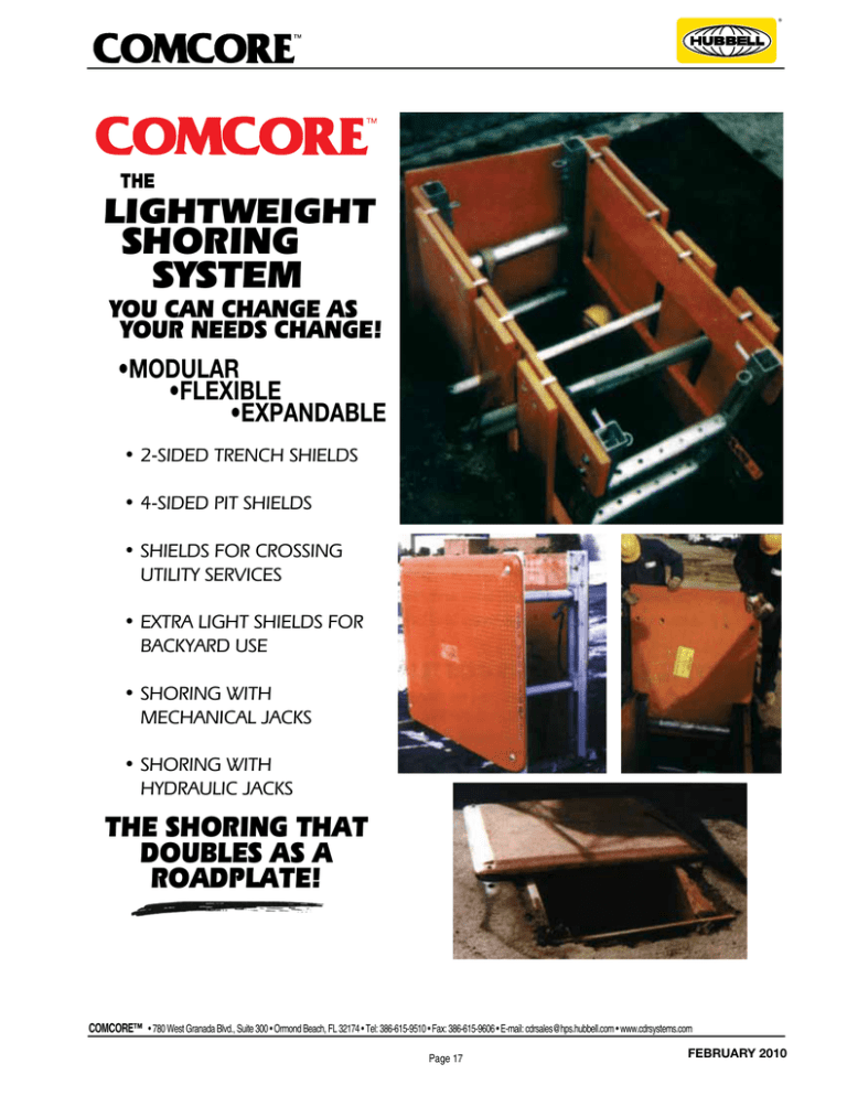 the comcore shoring system