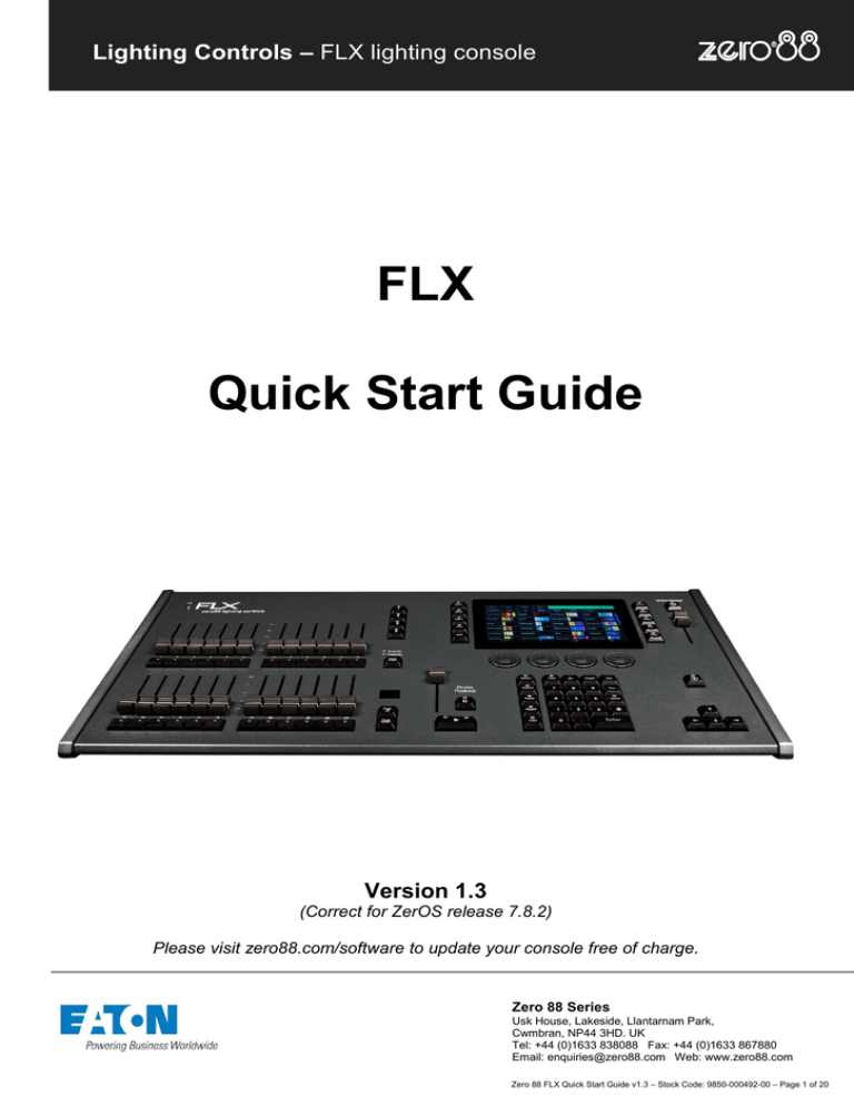 FLX Quick Start Guide