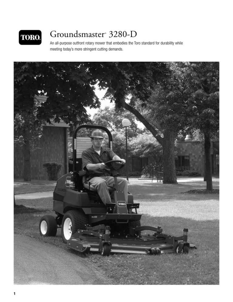 Groundsmaster 3280 Groundsmaster 3280
