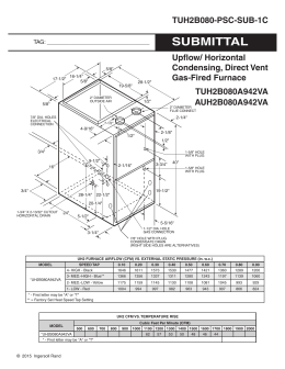 GMNT Furnace Spec Sheet