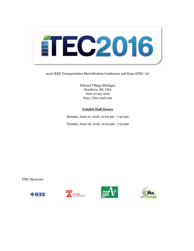 here - IEEE Transportation Electrification Conference and Expo