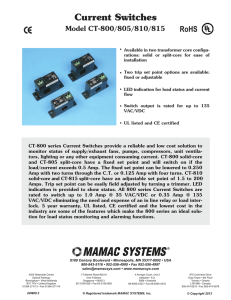 mini ADJUSTABLE cURRENT SWITCHES