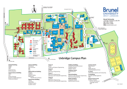 Brunel University campus map