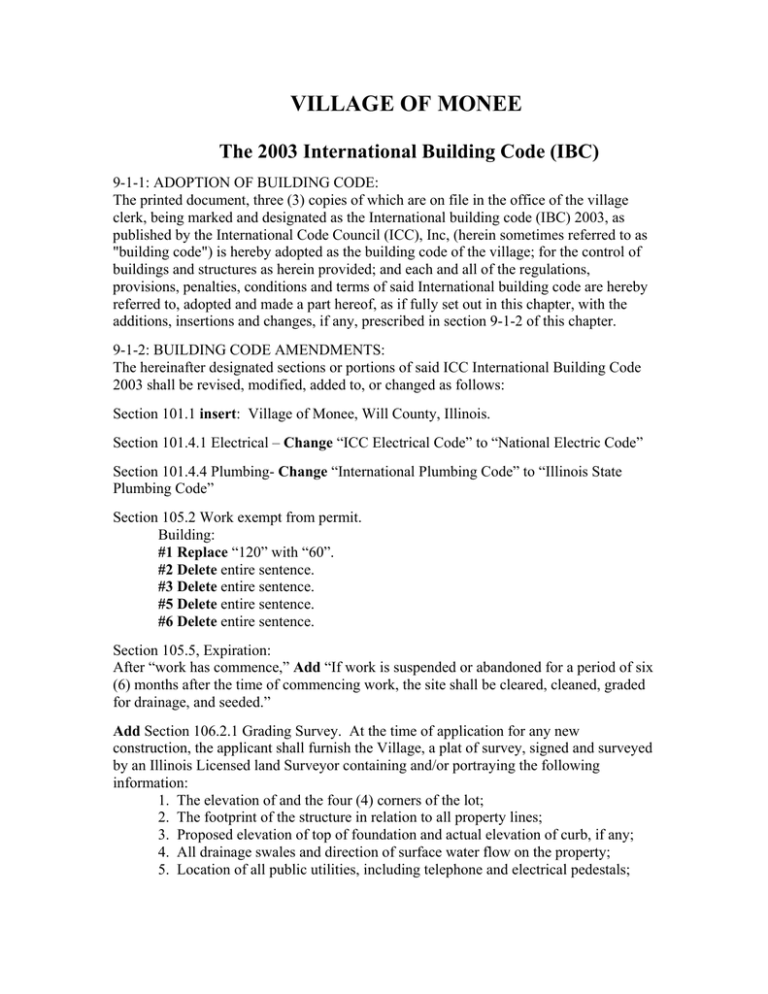International Building Code
