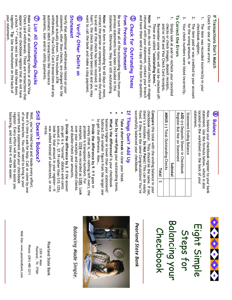 Balancing Your Checking Account Worksheet Worksheet List Balancing Your Checking Account Worksheet Worksheet List