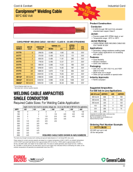 Cable type DLO/RHH/RHW