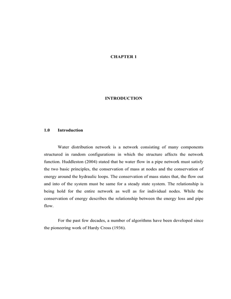 CHAPTER 1 INTRODUCTION 1.0 Introduction