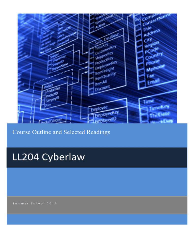 LL204 Course Outline 2014