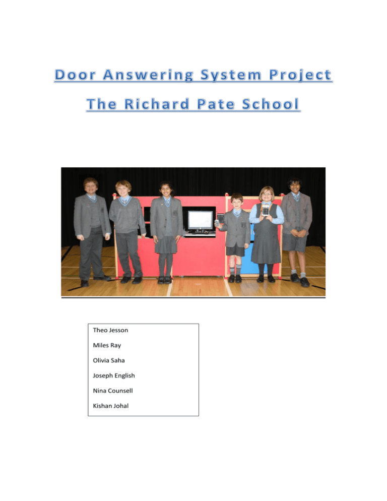 Project Documentation The Richard Pate School