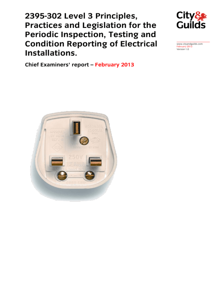 2391-301 Inspection, Testing and Certification of