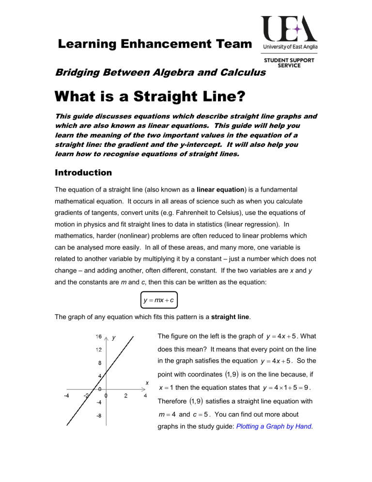 What Is A Straight Line 