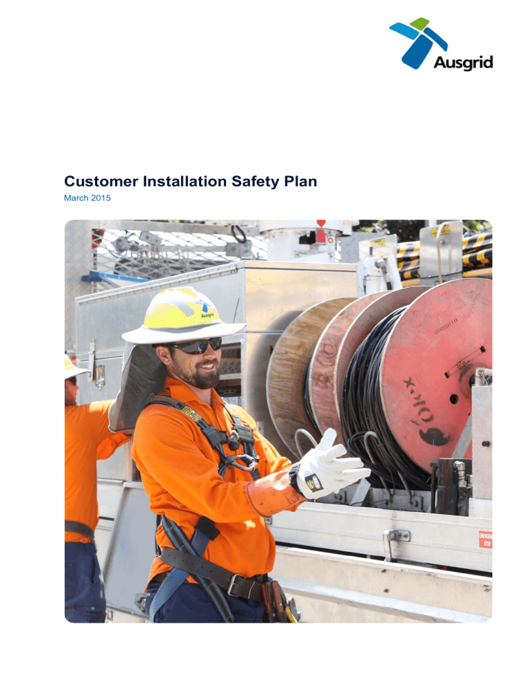 Customer Installation Safety Plan