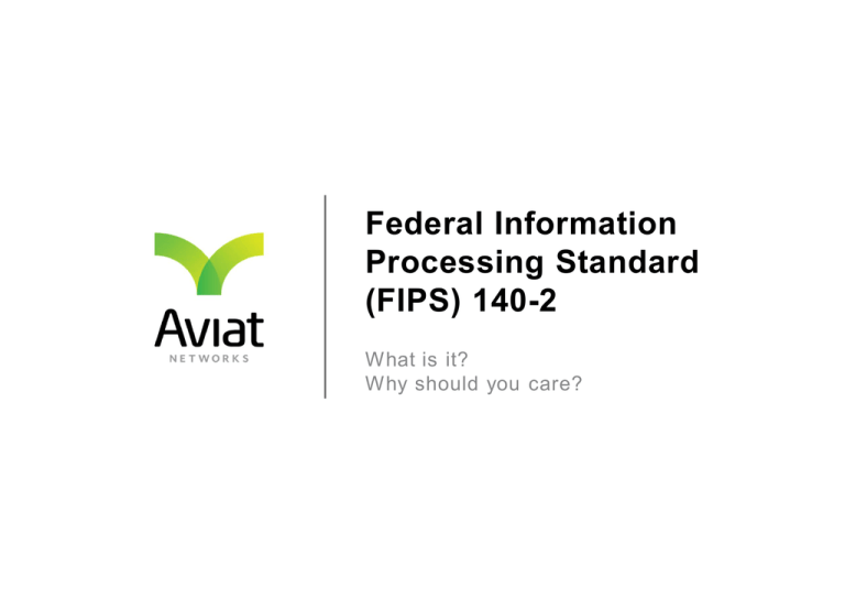  FIPS 140 2 Aviat Networks