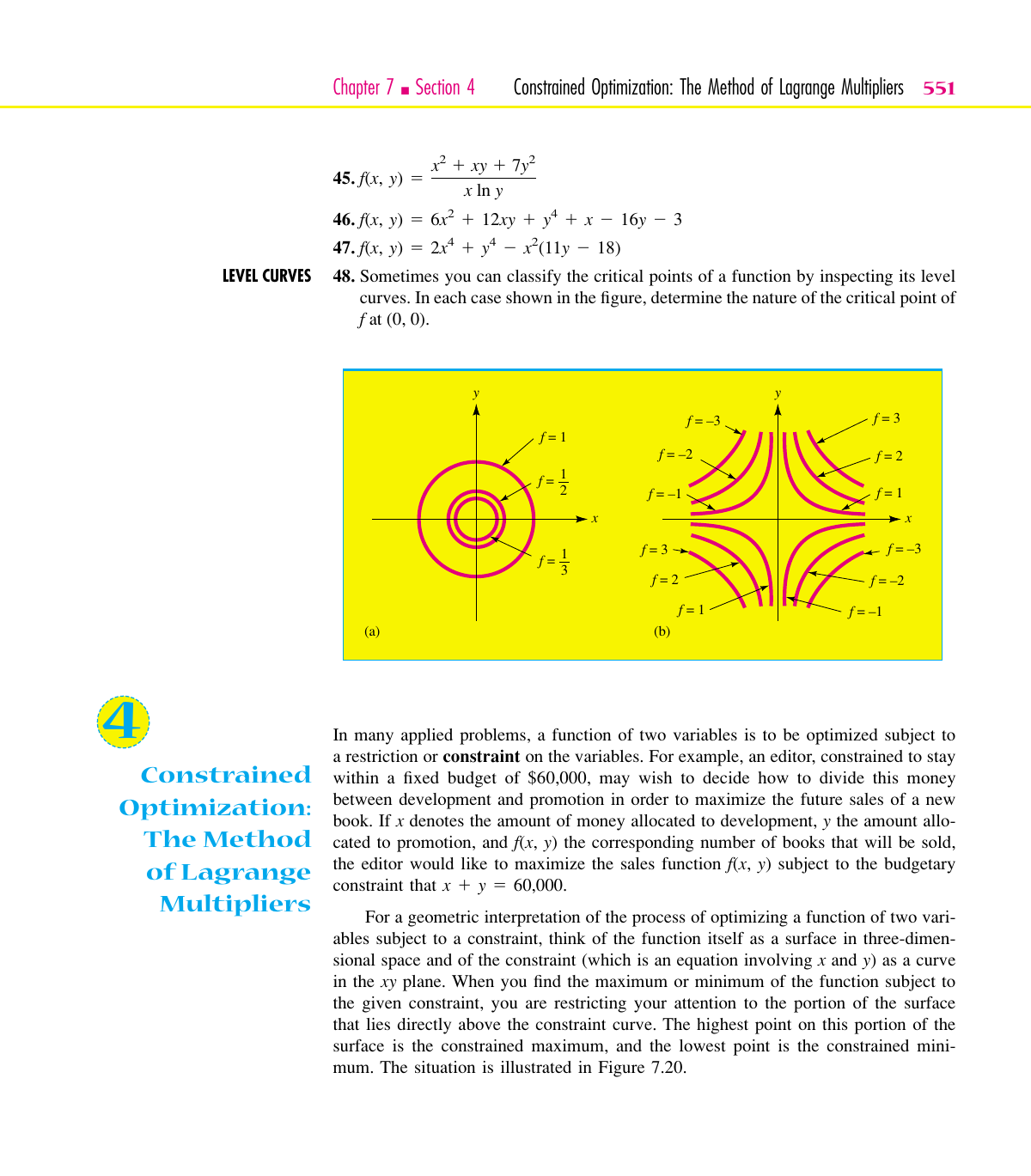 Constrained Optimization The Method Of Lagrange Multipliers Constrained Optimization The Method Of Lagrange Multipliers