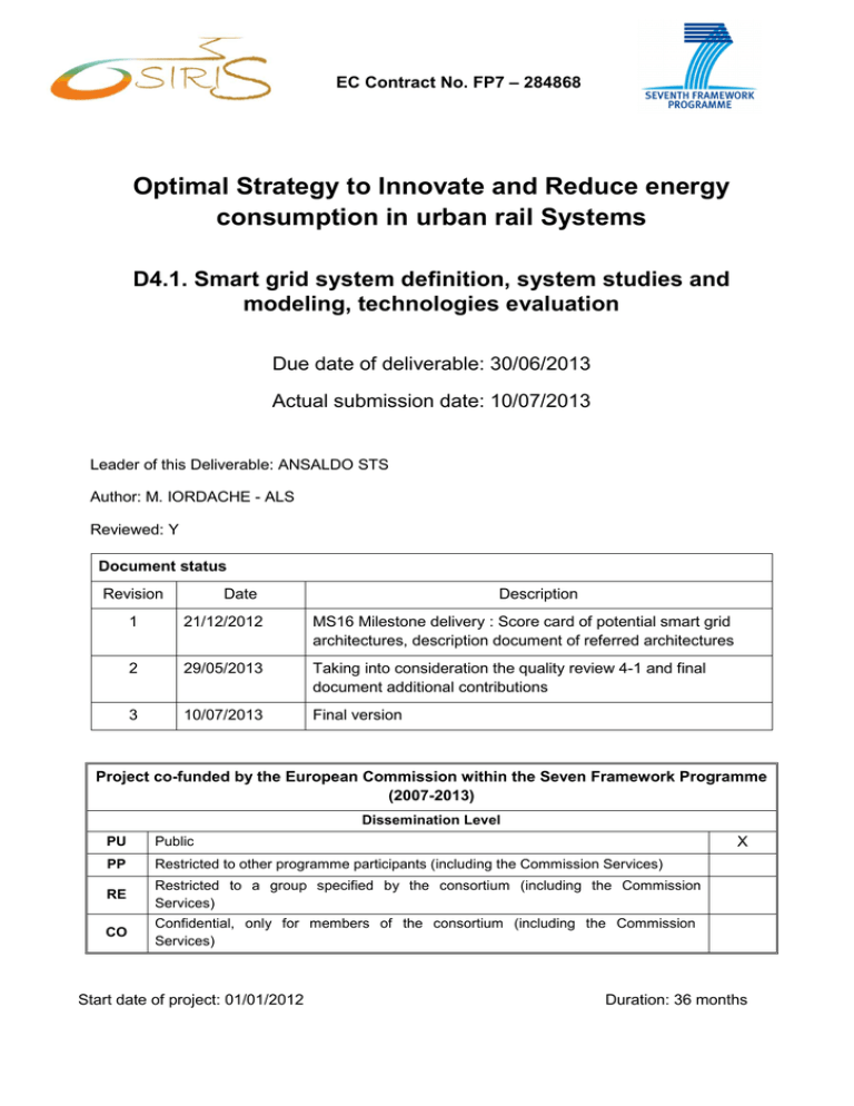 D4 1 Smart Grid System Definition System Studies And