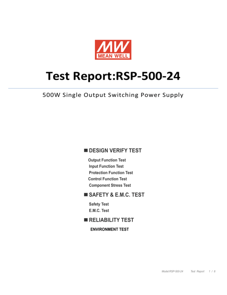 Test Report:RSP-500-24