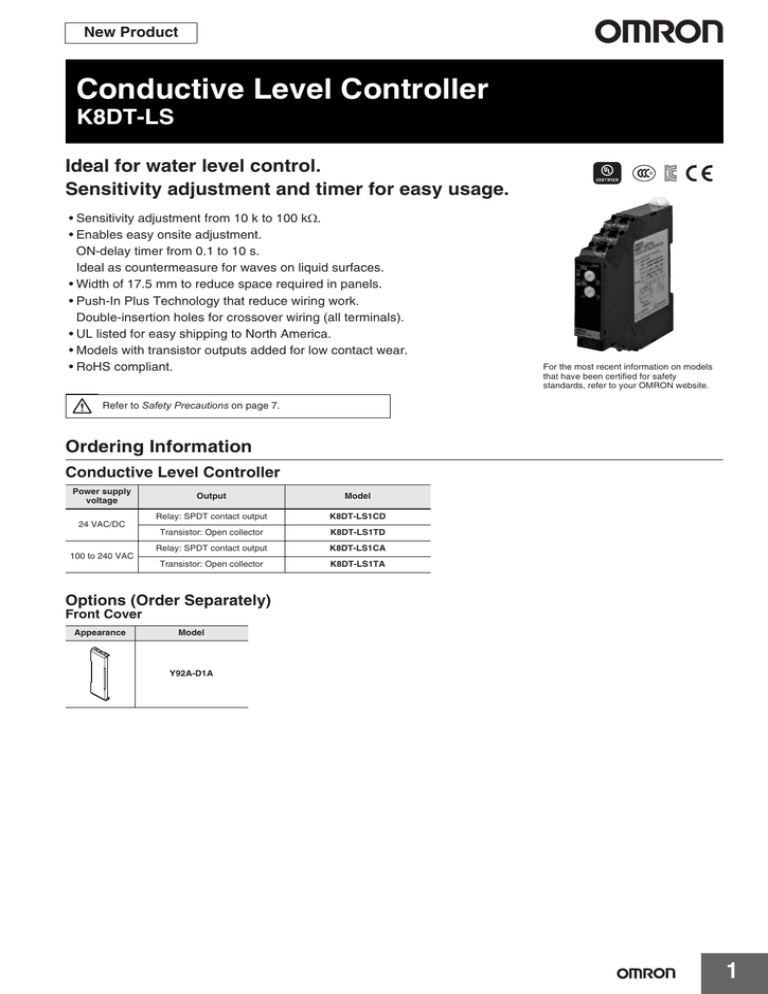 Conductive Level Controller