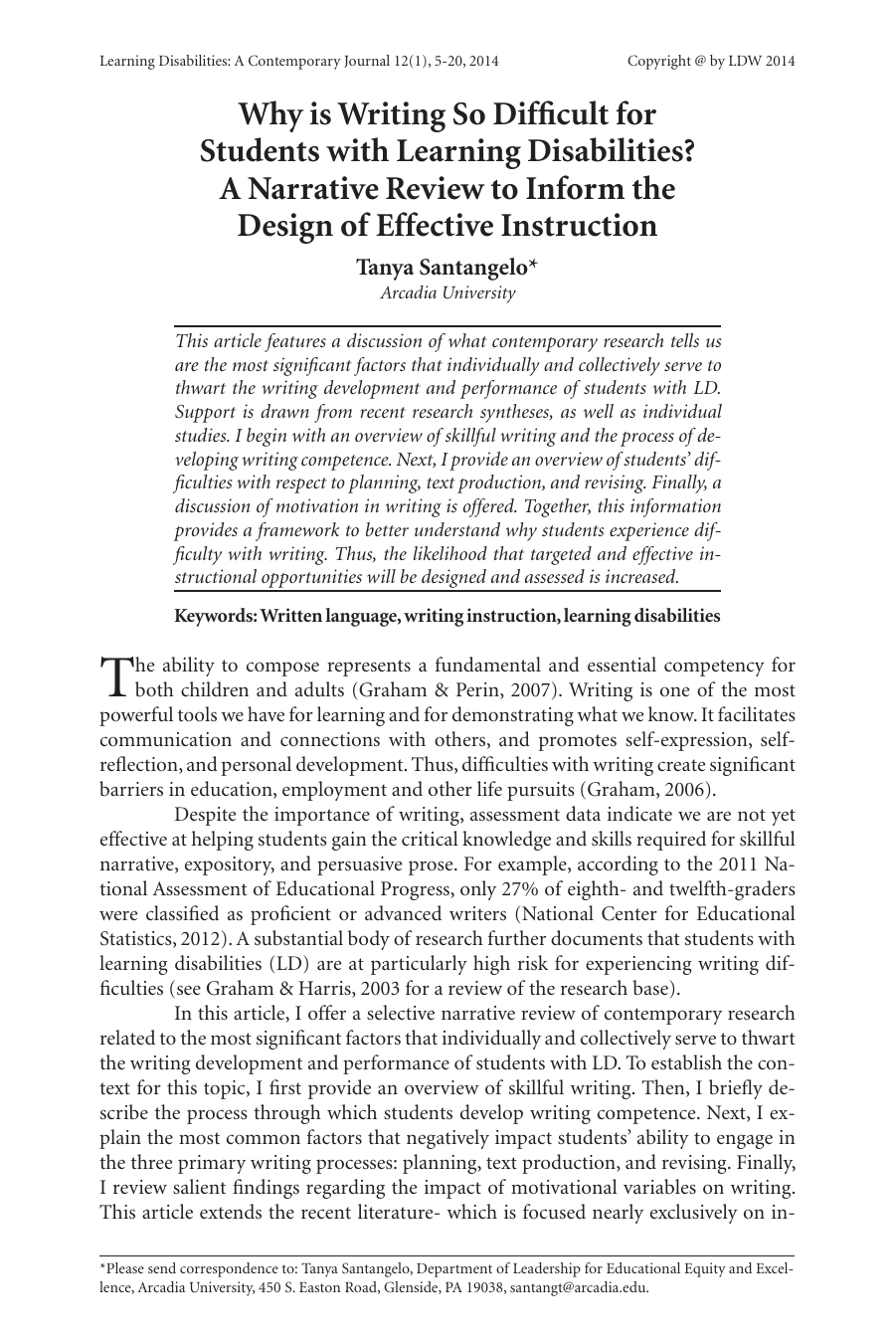 Why Is Writing So Difficult For Students With Learning