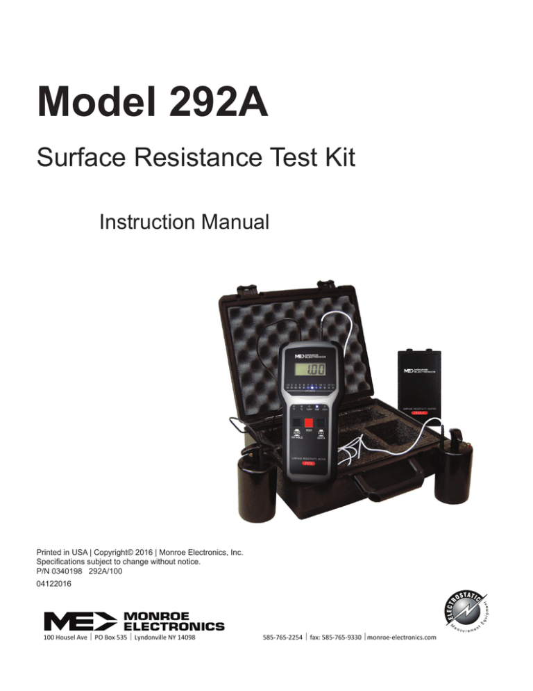 Manual - Monroe Electronics