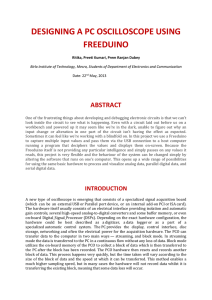 Designing a PC Based Oscilloscope Using Arduino