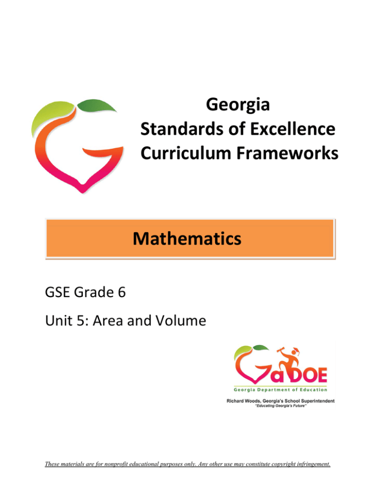 Unit 5 Frameworks Georgia Standards Unit 5 Frameworks Georgia Standards