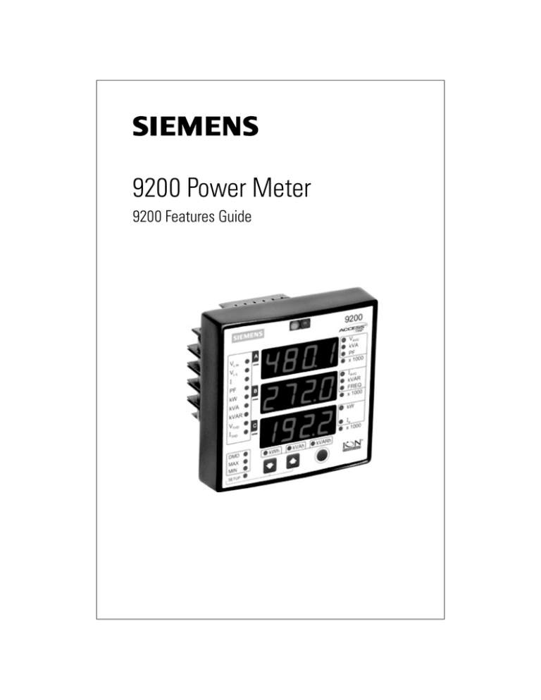 9200 Power Meter