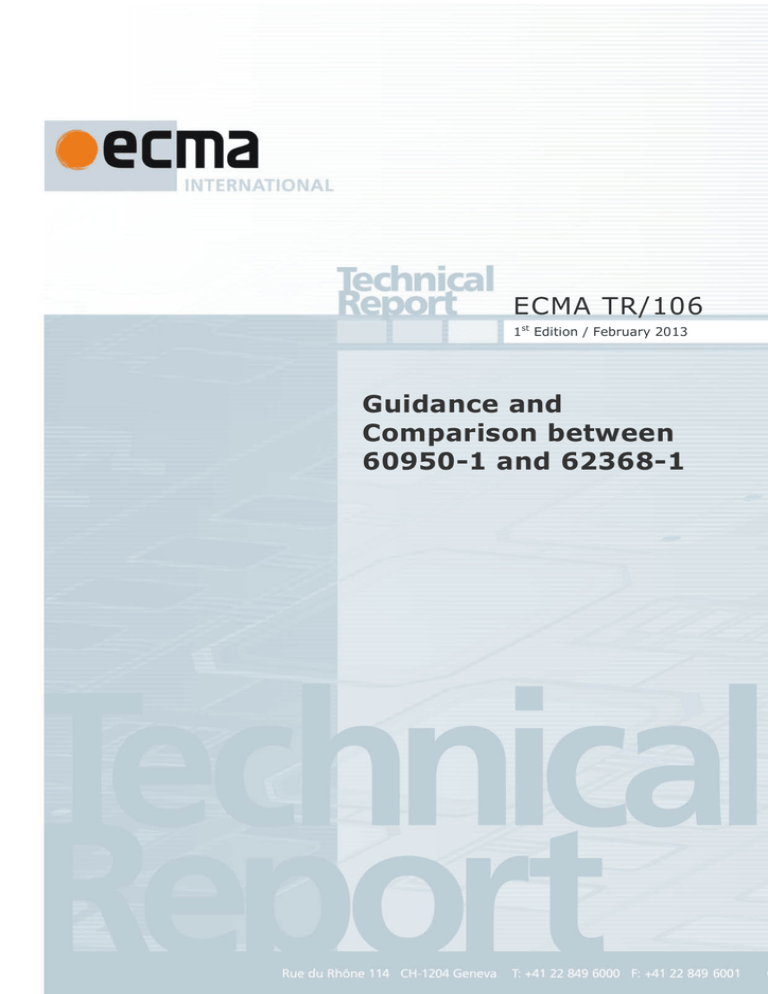 ECMA TR-106 - Ecma International