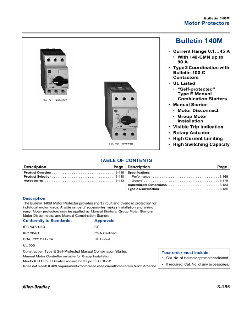 3 - IEC Contactors, Starters and Overload Relays