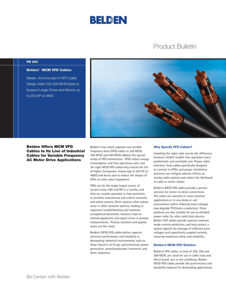 Product Bulletin