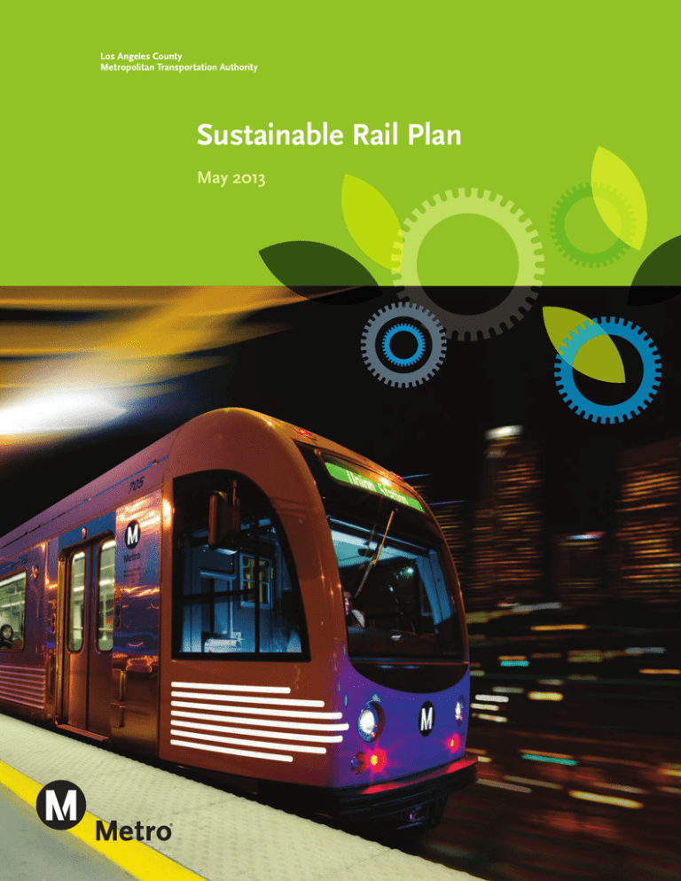 Sustainable Rail Plan May 2013