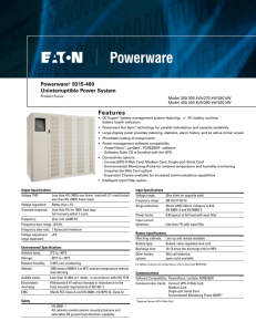 Eaton 9315-500 Datasheet