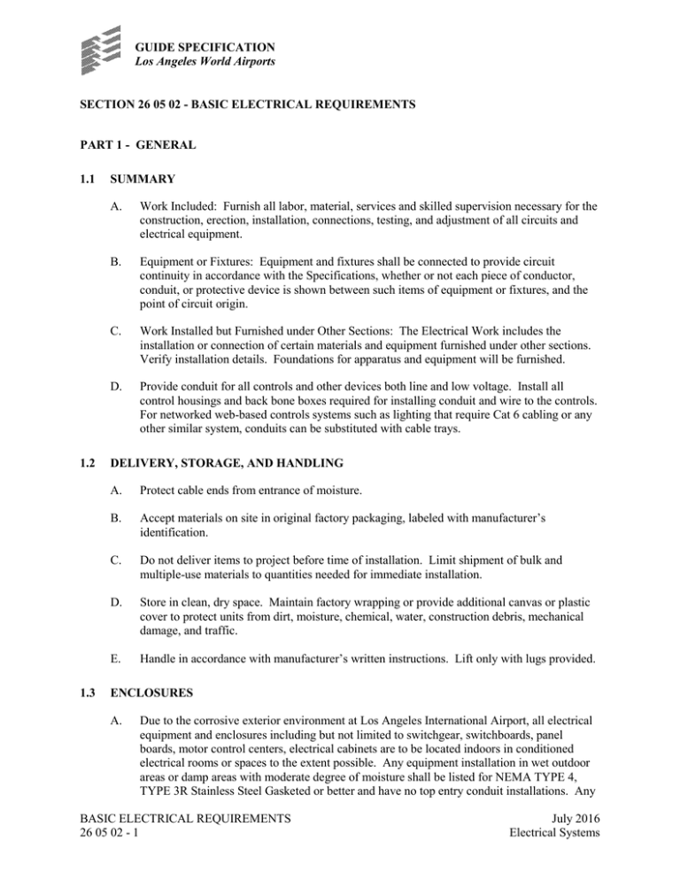 Division 26 - Los Angeles World Airports