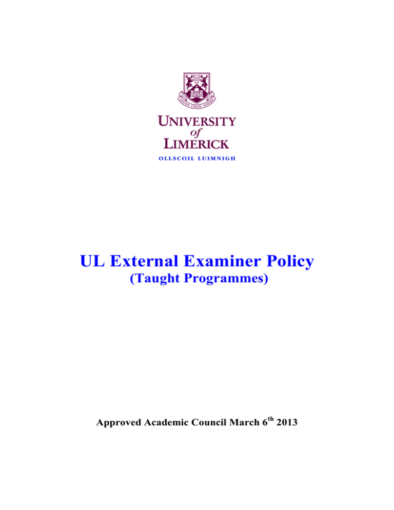 Quality Handbook Revision E