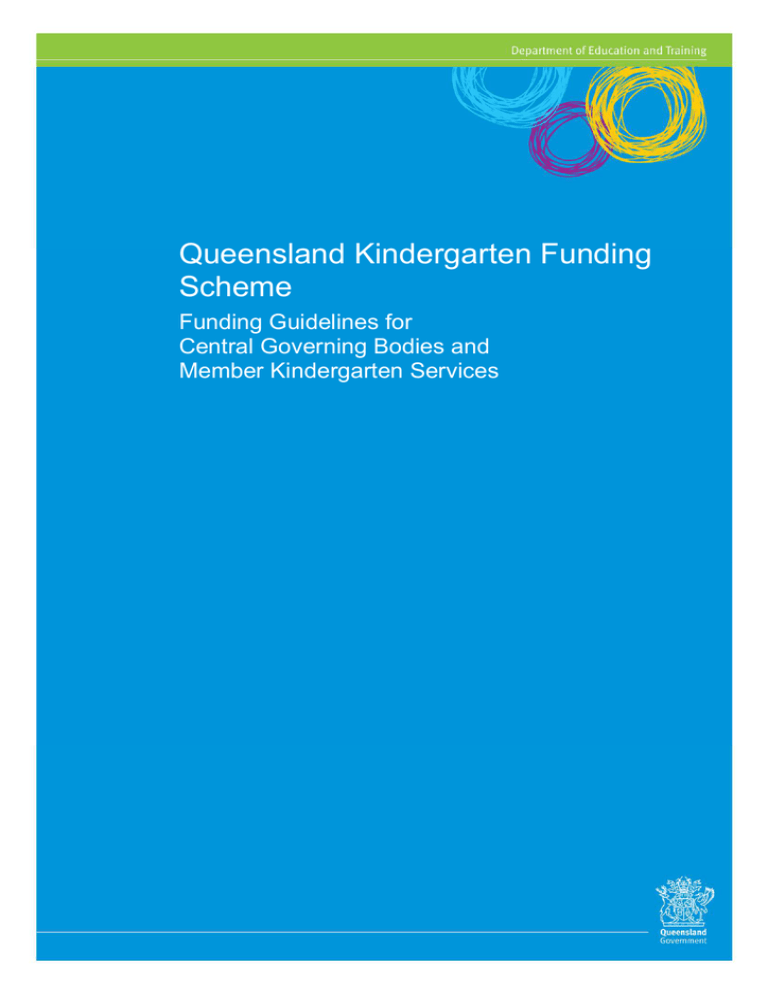 Queensland Kindergarten Funding Scheme Guidelines