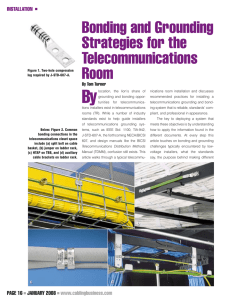 TIA-607-B - Network Bonding and Grounding Presentation