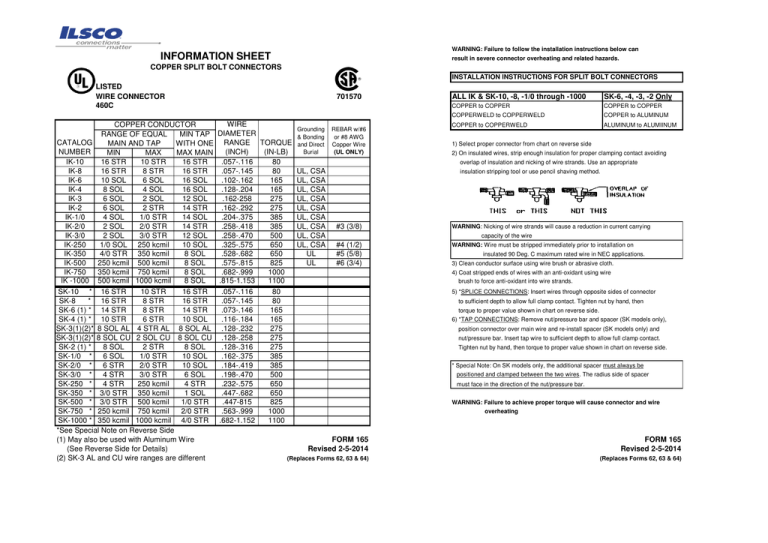 Info Sheet