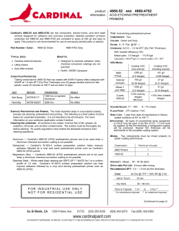 Technical Data Sheet