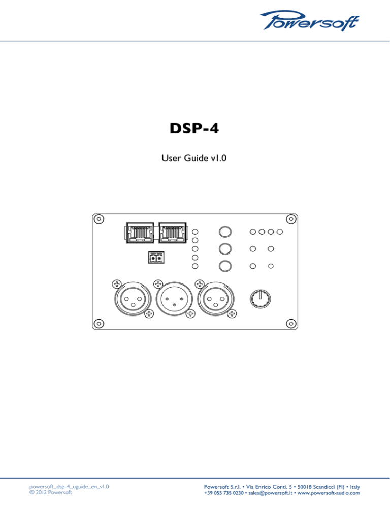 DSP-4 - Powersoft Audio