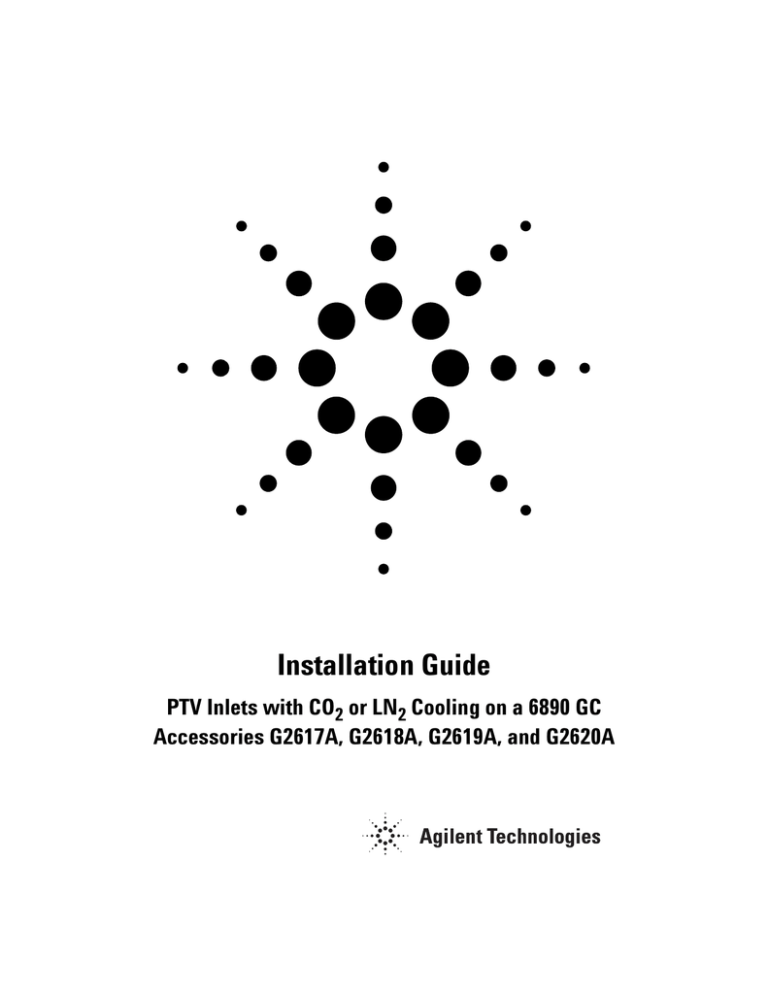 Installation Guide - PTV Inlets