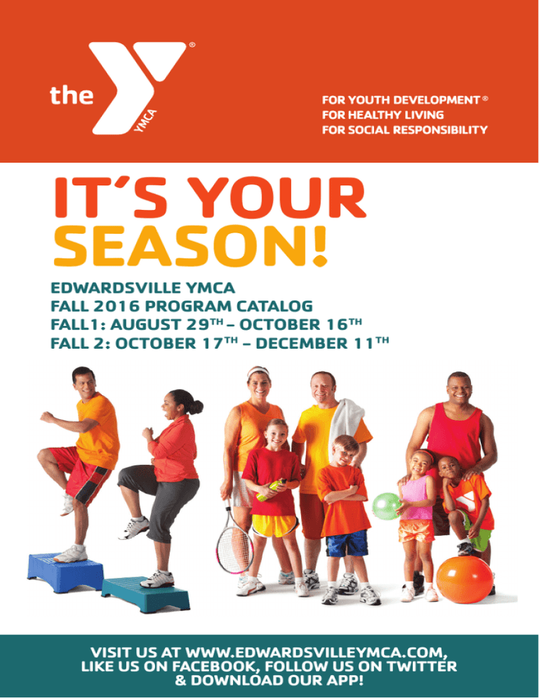 Fall Catalog - Edwardsville YMCA