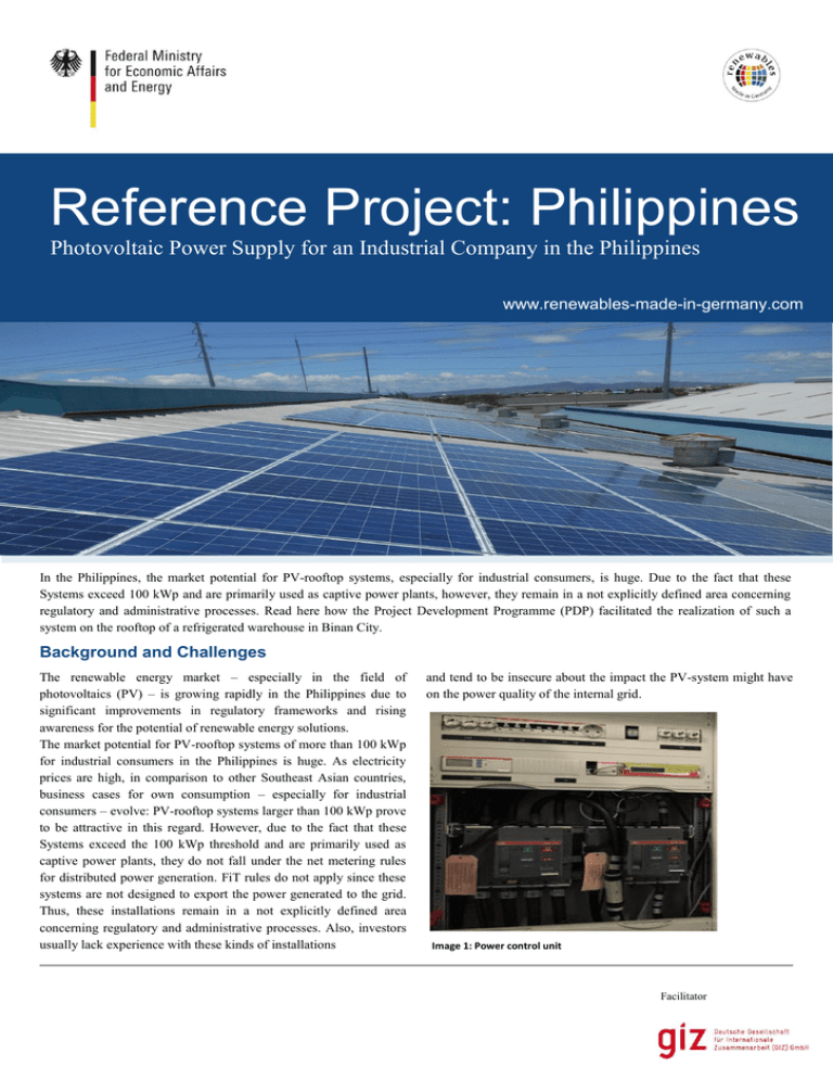 Reference Project: Philippines