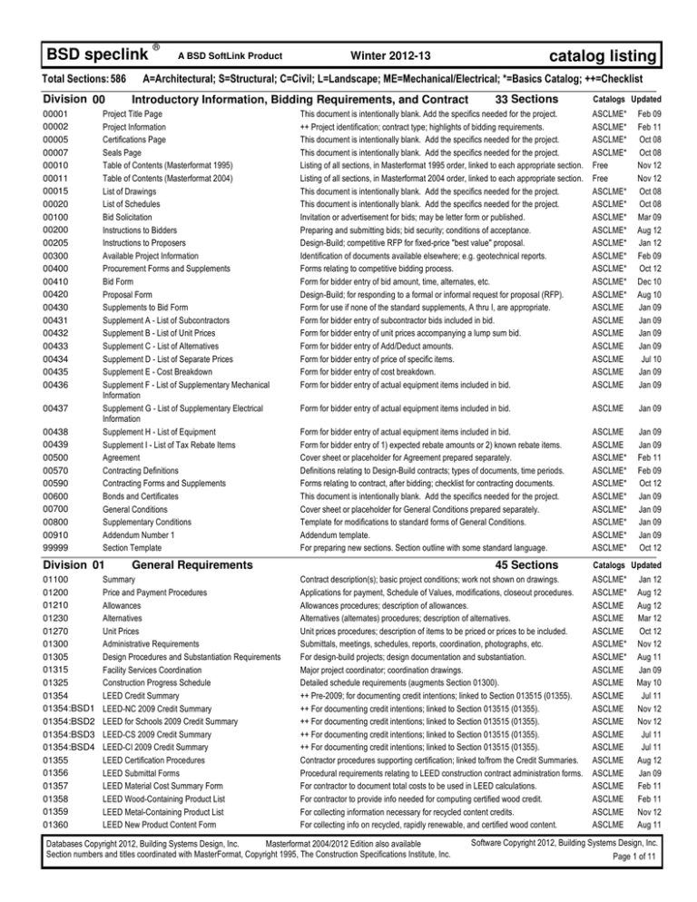Csi Masterformat 2020 Free Download Enrique pruse