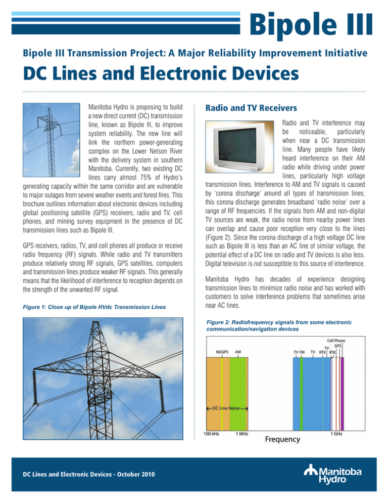 DC Lines and Electronic Devices