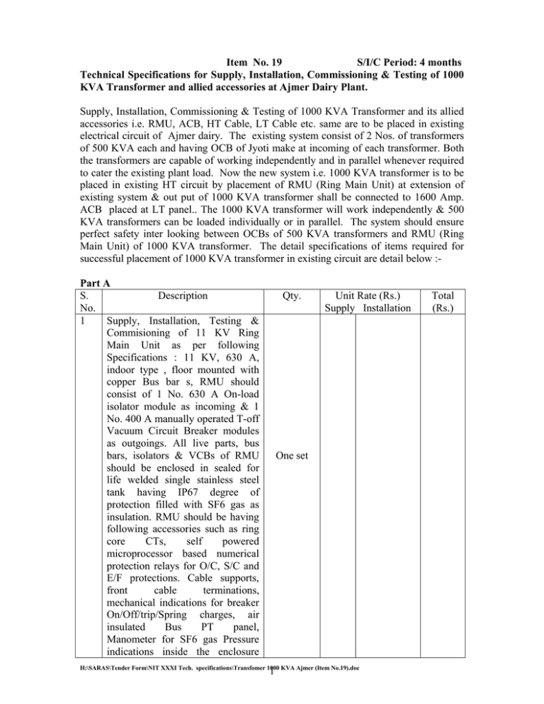 Item No 19 S I C Period Item No 19 S I C Period