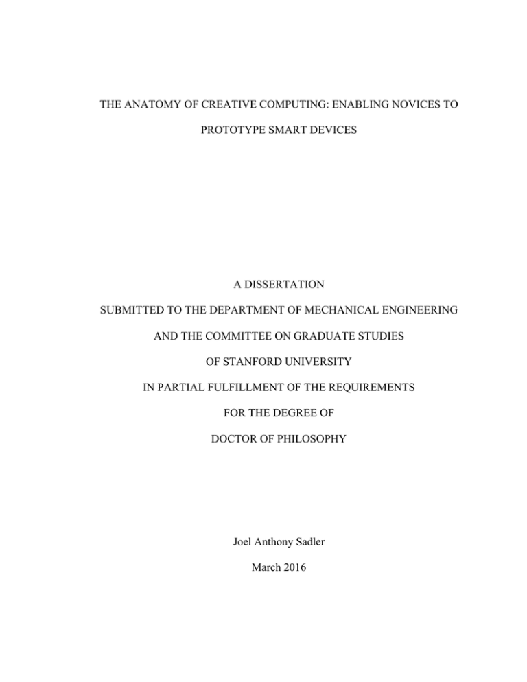 the anatomy of creative computing