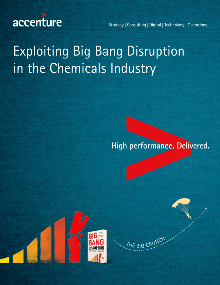 Exploiting Big Bang Disruption In The Chemicals Industry